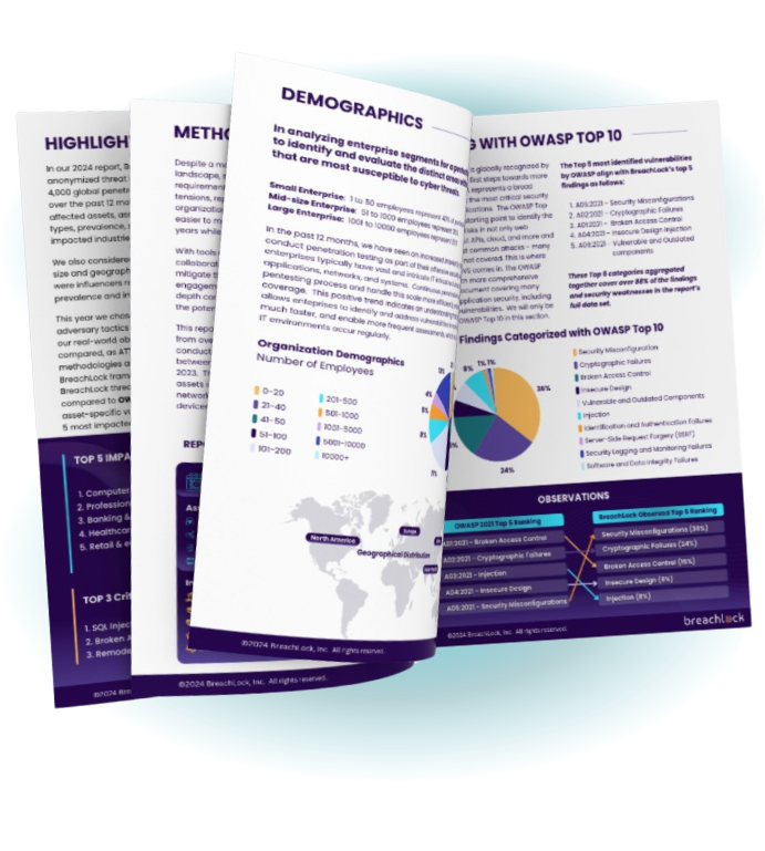 2024 Breachlock Penetration Testing Intelligence Report